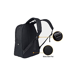 Bigcardesigns Cool Wolf Canvas Bookbag School Laptop Backpack for Men Boys