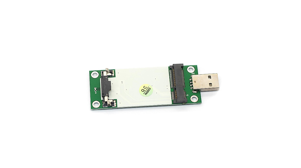 Mini PCIe WWAN Card to USB Adapter with SIM Slot | LTE/4G Converter