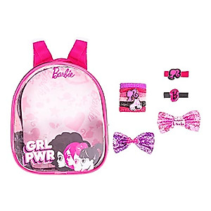 Kids Barbie Fashioninsta's Accessory Bag - Accessories Set for Girls - Barbie Sets - Bow's with Alligator Clips, Hair Ties - Ages 3+
