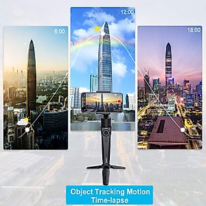 Filmtacy Handheld Gimbal, Gimbal stabilizer with Tripod for iPhone 11/11pro/11pro max/Xs/Xs Max/Xr/X, for Android, Samsung, Lightweight Extended and Foldable, for Vlog YouTube Live Video TikTok
