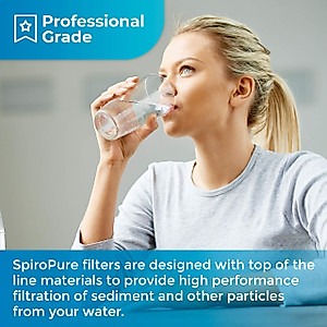 SpiroPure SP-P5-478 5x2.5 5 Micron Spun Melt-Blown Polypropylene Sediment Water Filter Cartridge SDC-25-0505 P5-478 155030-43 (Case of 24)