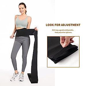 CINDOU Waist Trainer For Women Lower Belly Fat Plus Size Wide4.9in Long13.1ft Adjust Tummy Wraps Sweet Sweat Band Belt For Stomach Bandage Wrap Body Shapewear Invisible Trimmer Shaper Waist Training