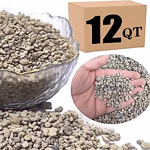 Horticultural Pumice for Plants Professional Sifted (12QT, 1/4 inch)