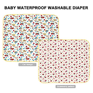 Waterproof Urinal Bed Pad Washable Cotton Mattress Protector Reusable Pee Pads for Bed Wetting Toddlers, Pets