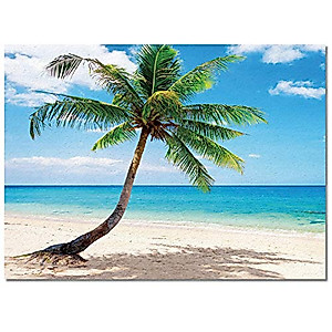Fantasy Staring Area Rugs for Living Room & Bedroom, Palm Trees Tropical Summer Season Non-Slip Modern Carpet Children Playroom Soft Carpet Floor Mat Home Decor 2' x 3'