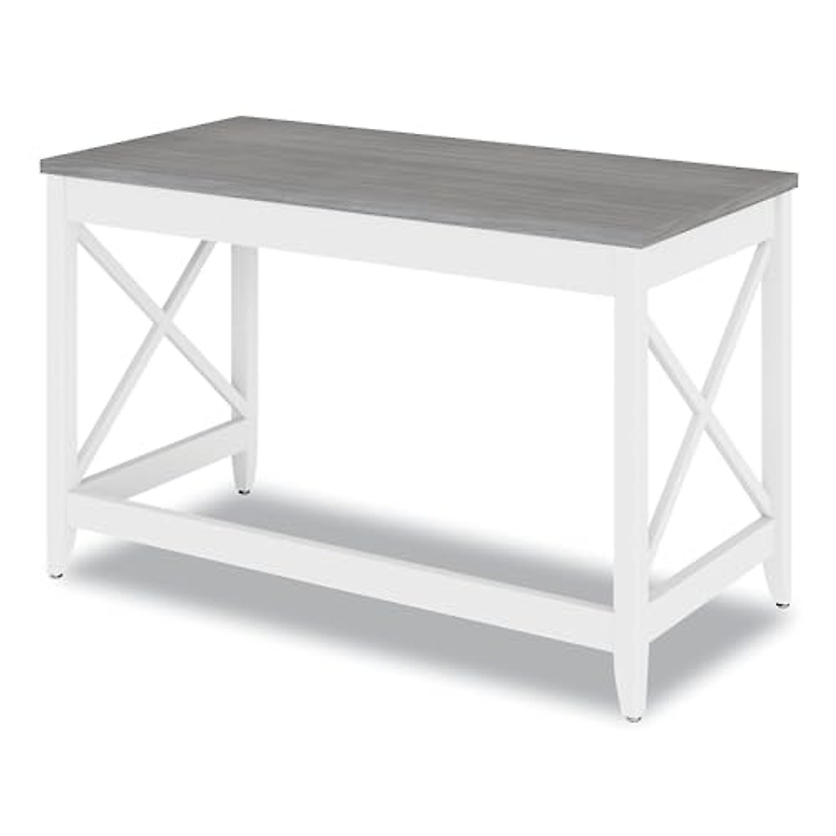 Alera ALEWSF4824GY 47.24 in. x 23.62 in. x 29.53 in. Farmhouse Writing Desk - Gray
