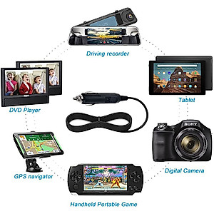 kybate Car Charger Compatible with LY-01 Insignia Portable DVD Players - NS-D7PDVD