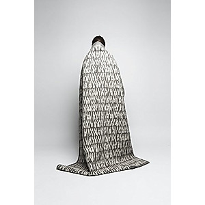 Roros Tweed Designer 100% Norwegian Wool Throw Blanket in Many Patterns (Naturpledd in Knytte)