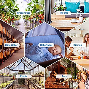 Inkbird Smart Thermometer, Freezer Wireless Thermometer Bluetooth Temperature Sensor, with APP for Android and iOS (Detects Temperature ONLY)
