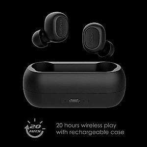 BoomPods Boombuds Go True Wireless - Best Sports Earbuds, Bluetooth, Portable Magnetic Charging Case, Water/Sweat Resistant IPX4, Instant Connect TWS