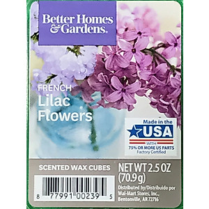 Better Homes and Gardens French Lilac Flowers Scented Wax Cubes - 4-Pack