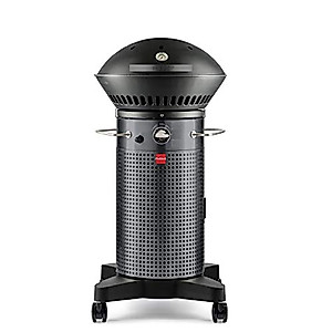 Fuego F21C-H Element Hinged Propane Gas Grill, Dark Gray