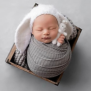 Twinkle Nest Baby Wrap. Set of 3 Newborn Photography Wraps. Baby Swaddle or Blanket for Newborn Photography Props. Waffle Knit Baby Wraps. Baby Photoshoot Props for Boy or Girl. Baby Registry Gift.