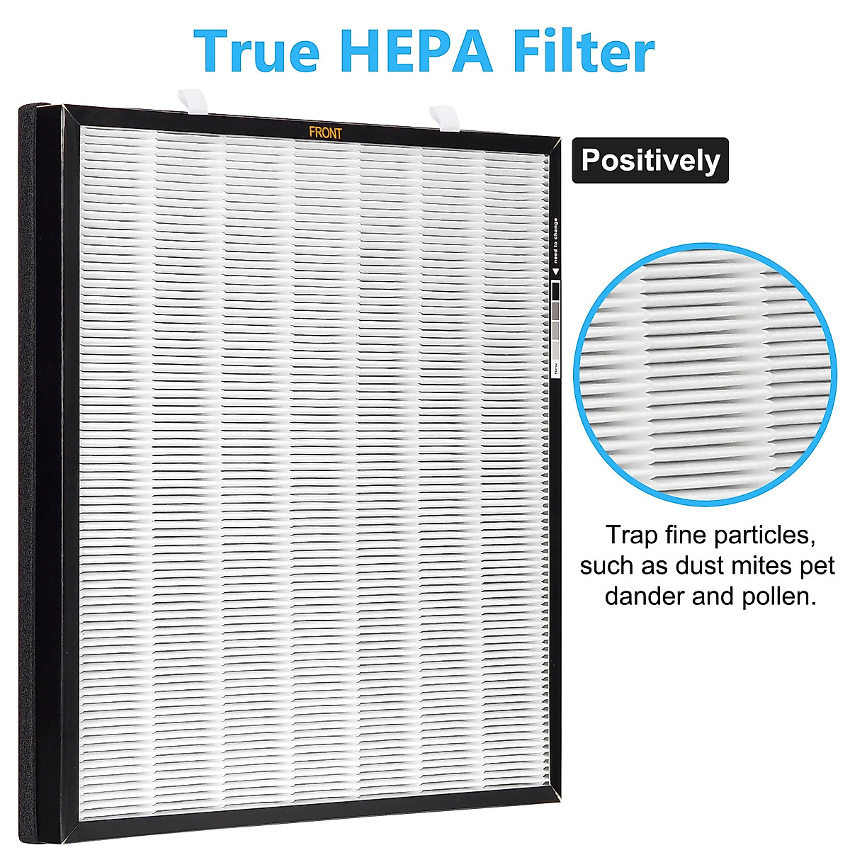 Hfunmo H13 True HEPA Replacement Filter Compatible with Life Cell 1550, FITS 1550 Model ONLY.