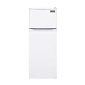 Unique Appliances UGP-170L W 6 Cu. Ft. Solar Powered DC Top Freezer Refrigerator, White; Highly Efficient Insulation Throughout and Simple Effortless Controls; Bottom Crisper