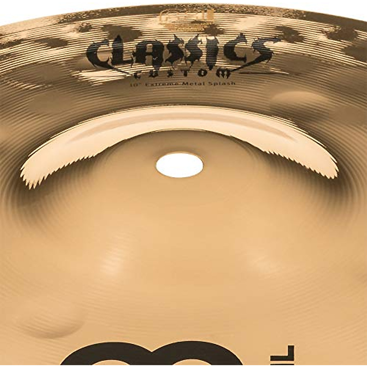 Meinl 10" Splash Cymbal - Classics Custom Extreme Metal - Made in Germany, 2-YEAR WARRANTY (CC10EMS-B)