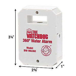 THE BASEMENT WATCHDOG Model BW-WA360 110 dB Battery Operated Water Alarm