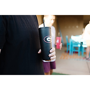 Simple Modern Officially Licensed Collegiate Texas A&M Aggies Insulated Tumbler with Straw and Flip Lids | Gifts for Men and Women 24oz Travel Mug Thermos | Classic Collection | Texas A&M University