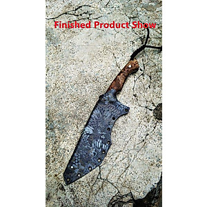 Aibote Camouflage Infused KYDEX Thermoform Sheet Knife DIY Kits Material Tool for Knvies Holster Sheath Making (11.8" x 11.8" x 0.08",Jungle)