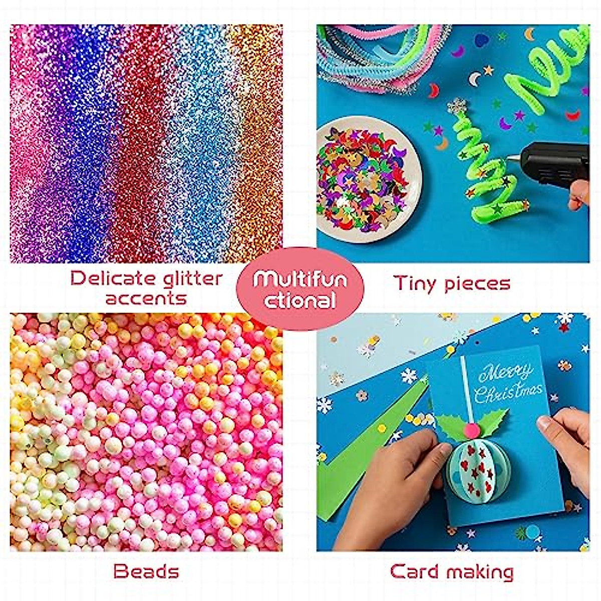 Fulmoon 24 Pieces Ball Point Glue Pen with Glue Refills for Quick Dry Glue Pen for Kids Paper Crafts Supplies Handmade Stationery DIY Kids School Craft Supplies
