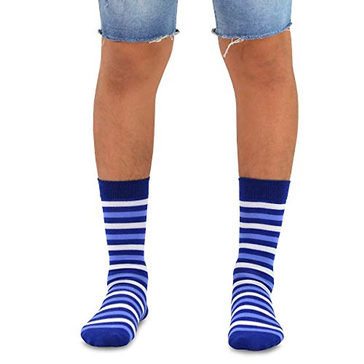 TeeHee Christmas Holiday 12-Pack Gift Socks for Men with Gift Box (Holiday-B)