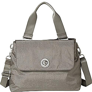Baggallini International Antwerp Satchel, Sterling Shimmer