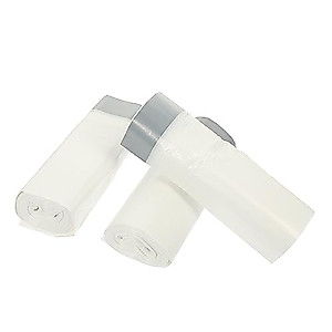 60Pcs drawstring garbage bag white trash bin compost garbage bin mini trash bags small garbage bags plastic trash bag 4 gallon trash bag Household Trash Bags Strong Garbage Bags