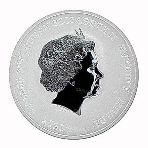 2020 Tuvalu 1 oz .9999 Silver Venom Marvel Series BU $1 Brilliant Uncirculated