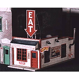 HO KIT Laser-Cut Fred & Red's Cafe