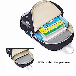 LOIDOU Kids Backpack Boys Elementary Kindergarten Preschool School Bag Bookbag 16 InchSpace Backpacks for Kids 4+