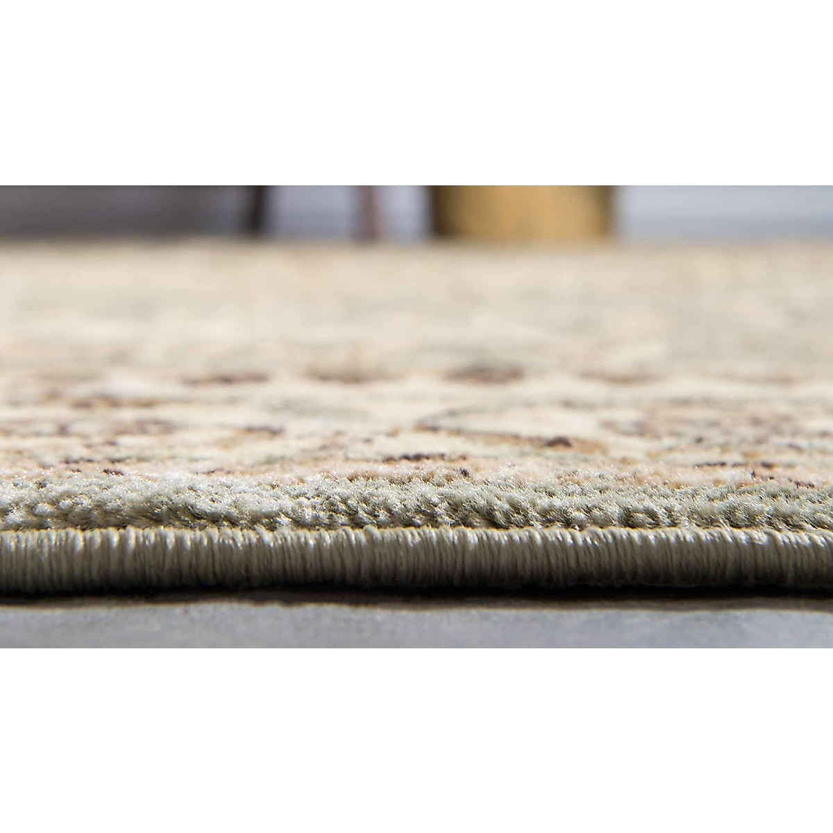 Unique Loom Versailles Collection Traditional Classic Medallion Floral Motif Area Rug (2' 2 x 3' 0 Rectangular, Green/ Ivory)