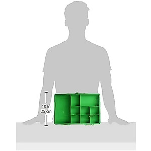 Plano Magnum Tackle Box Double Side Sandstone/Green 1119, Premium Tackle Storage,Multi