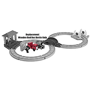 Replacement Part for Fisher-Price Thomas & Friends Wood Racing Figure-8 Set - GGG73 ~ Replacement Wooden Red Bus Bertie