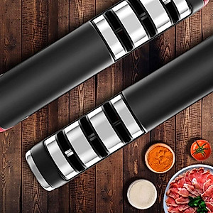 UOOD Sharp Knife Sharpener – 3 in 1 Non-Slip Ergonomic for Professional Kitchen Knife Sharpener, Diamond rods, Tungsten Carbide Plates, Ceramic Stone, Safe