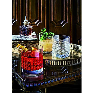 Luigi Bormioli Mixology 12.75 oz Elixir Double Old Fashioned Glasses, Set of 4, Clear