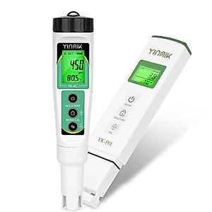 YINMIK PH Meter and Salinity EC TDS Temp Meter Combo Tester