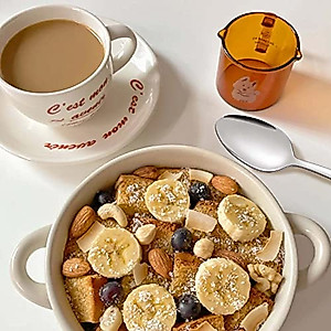 36 Pieces Teaspoons Set (6.2 inch), Pleafind Spoons Silverware, Stainless Steel Tea Spoons, Small Spoons, Mirror Polished Teaspoon, Dessert Spoons for Home, Kitchen, Restaurant, Dishwasher Safe