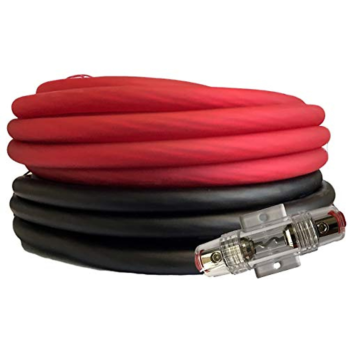 SoundBox Connected 4 Gauge Red/Black Amplifier Amp Power/Ground Wire Set 50 Ft