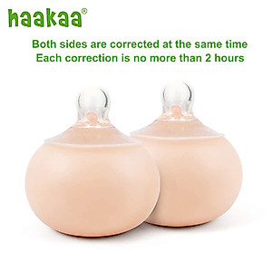 haakaa Silicone Nipple Corrector Stronger Suction for Flat and Inverted Nipples BPA PVC and Phthalate Free