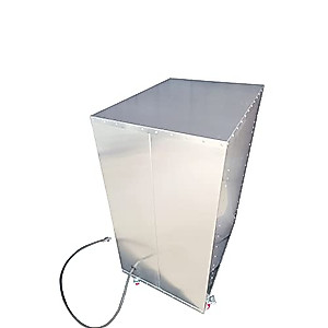 HeatMax 4 Foot Food Warmer Holding Cabinet for 9 Full Size Sheet Pans, for Churches, Schools, Catering, Can Be Used as a Basic Proofer, Made in USA with Service and Support