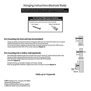 MCS Picture Ledge Shelf, Room Decor Floating Shelf, Gray Woodgrain, 35 Inch, Set of 2