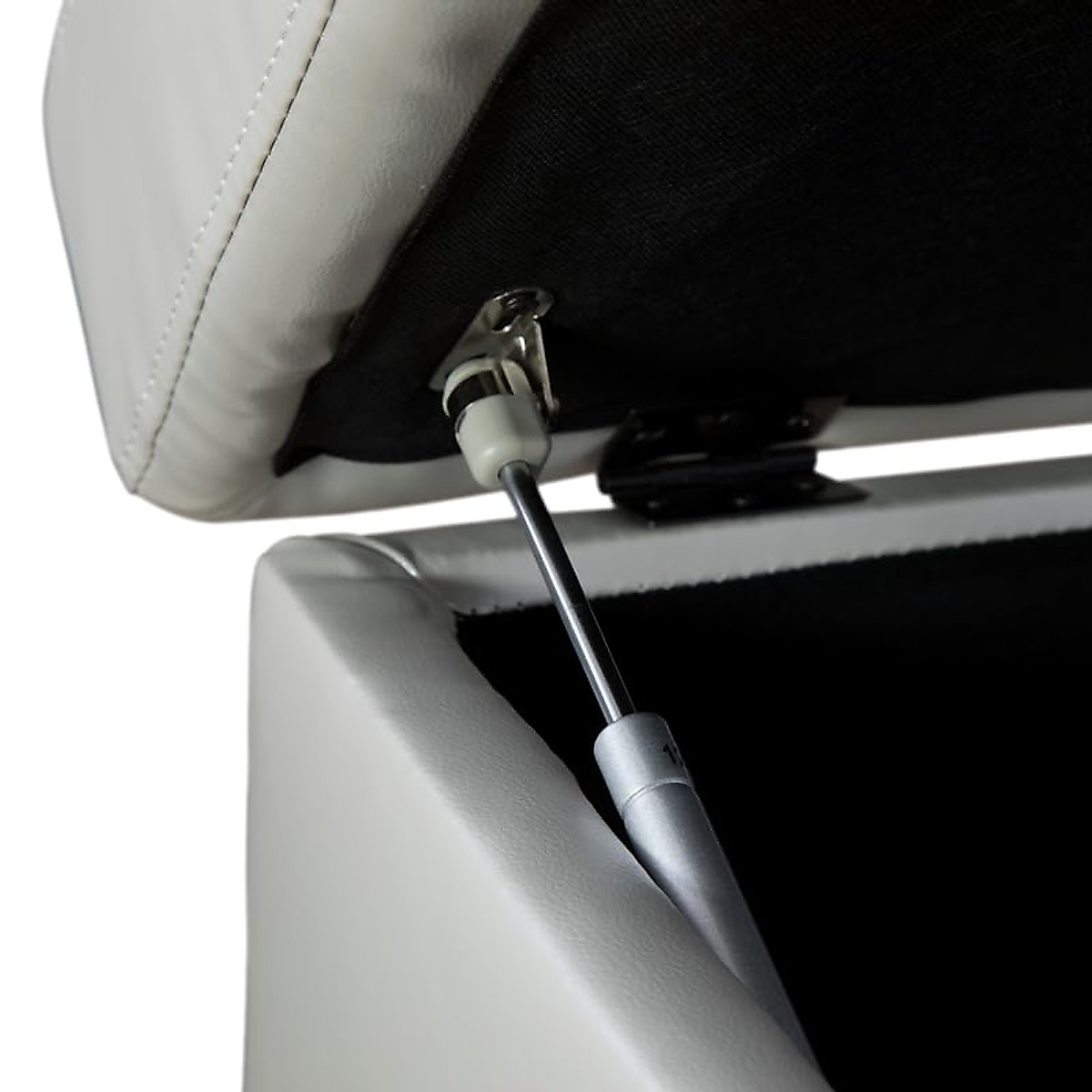 HOMVET Couch Furniture, Sectional Set L Shape Sofa Storage Ottoman for Living Room/Apartment/Office,Right Chaise, Powder Color