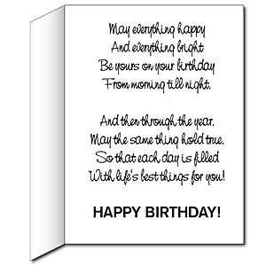 VictoryStore Jumbo Greeting Cards: Giant Birthday Card (birthday cake), 2 feet x 3 fee card with envelope, 12429