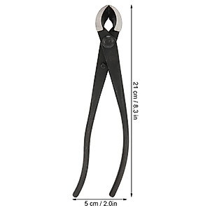 Concave Branch Cutter 210mm/8.3in Manganese Steel Concave Cutter Gardening Plants Bonsai Tools Bonsai Cutting Tool for Garden