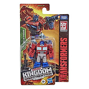 Transformers Toys Generations War for Cybertron: Kingdom Core Class WFC-K1 Optimus Prime Action Figure - Kids Ages 8 and Up, 3.5-inch