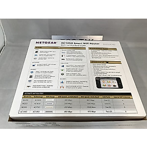 NETGEAR AC1450 Dual Band Gigabit Smart WiFi Router
