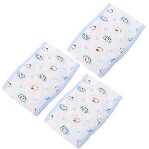 ARTIBETTER 3Pcs Cotton Baby Belly Band Baby Umbilical Cord Belly Band Breathable Cotton Navel Protection Belt for Infant Newborn