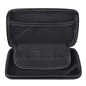 Xspeedonline Carry Hard Case Bag Pouch Compatible for Nintendo 3DS XL Model and for Compatible Nintendo 3DS Platform (Black)