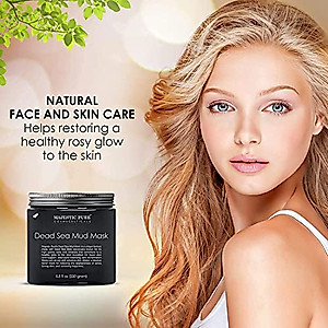 MAJESTIC PURE Dead Sea Mud Mask and 24K Gold Mask Bundle – Face and Skin Care for Women and Men