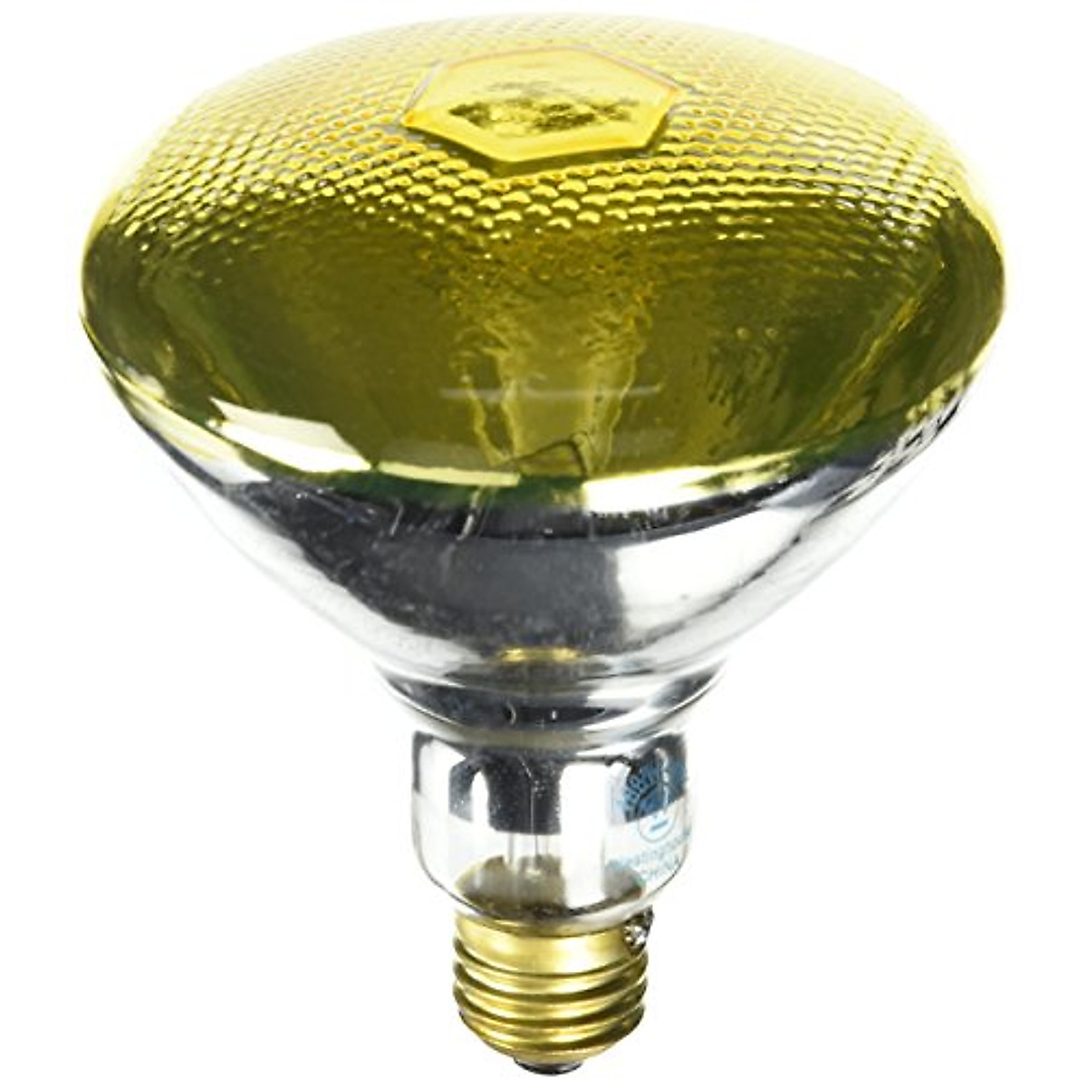 Westinghouse 04409 Yellow 0440900, 100 Watt, 120 Volt Flood BR38 Incandescent Bug Light Bulb, 1 Count (Pack of 1)